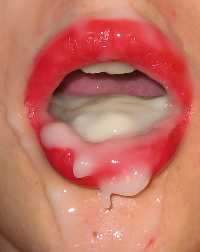 Cum On Her Lips Pic Of 29